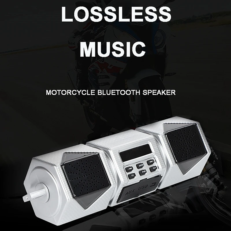 Waterproof Motorcycle Stereo Speakers Audio System Bluetooth Amplifier ...