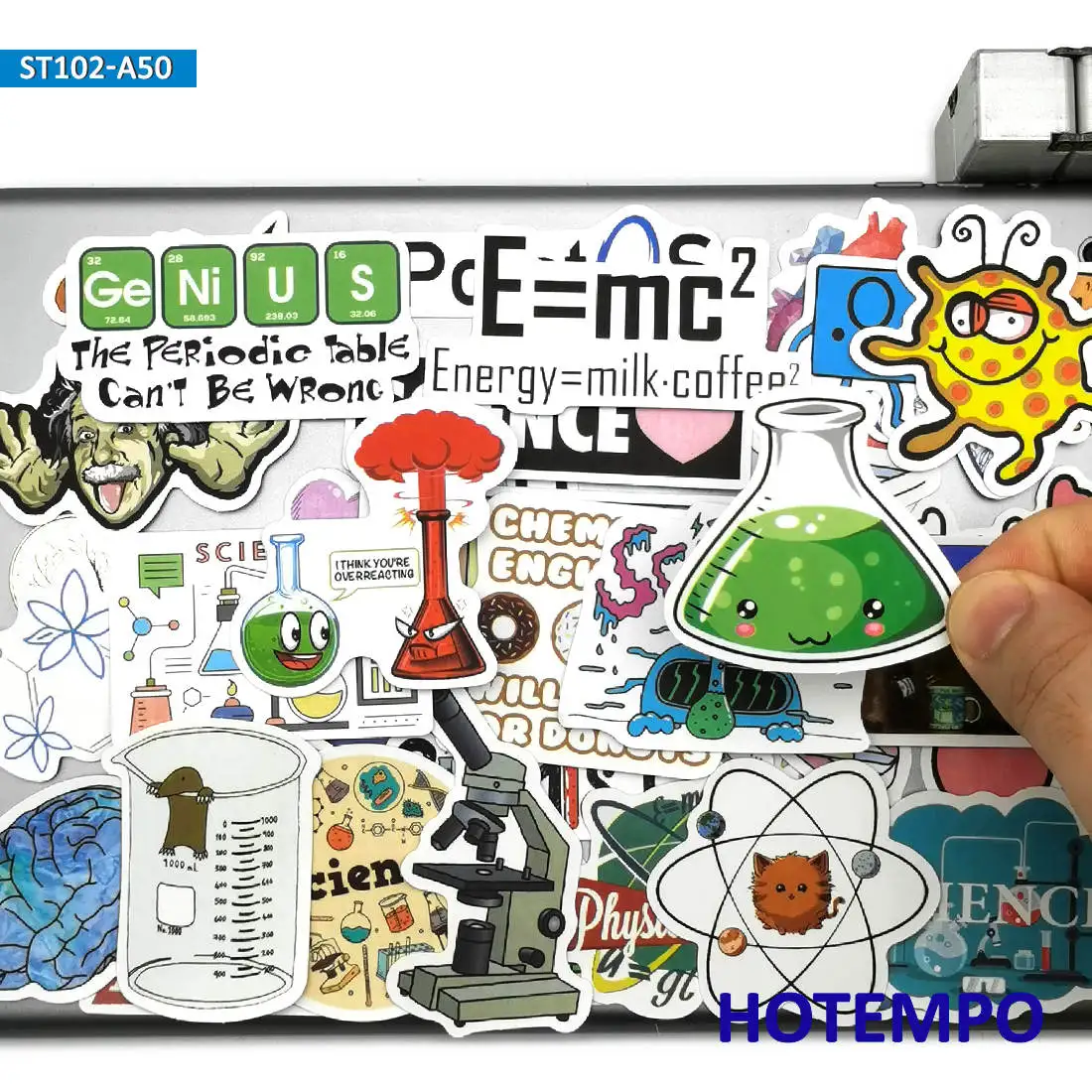 50pcs Laboratory Science Chemistry Math Symbol Element Formula Decals ...