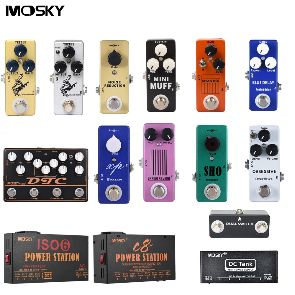 Педаль для гитары Mosky | AliExpress