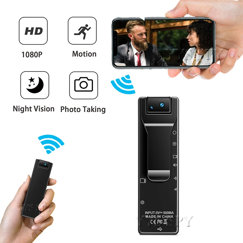 H.265 1080P Wifi Mini Camera IR Night Vision Motion Alarm DVR Recorder ...