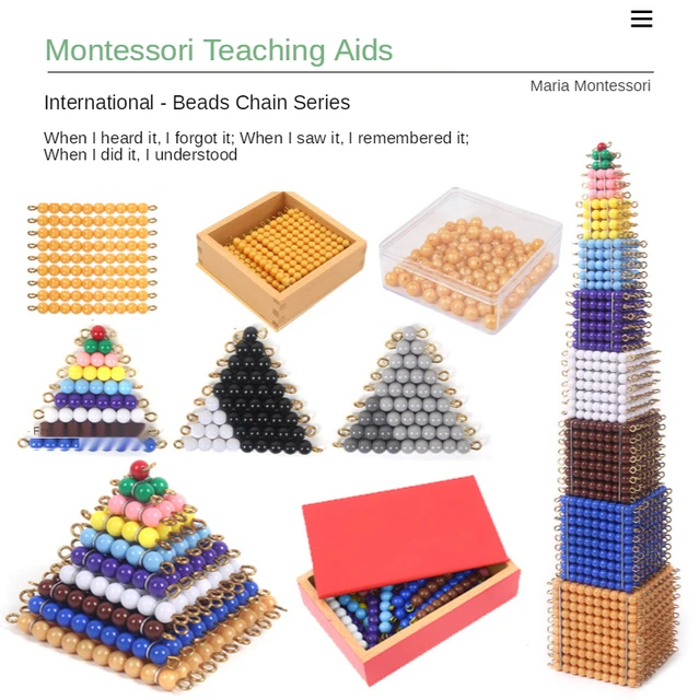 Montessori Square Chains