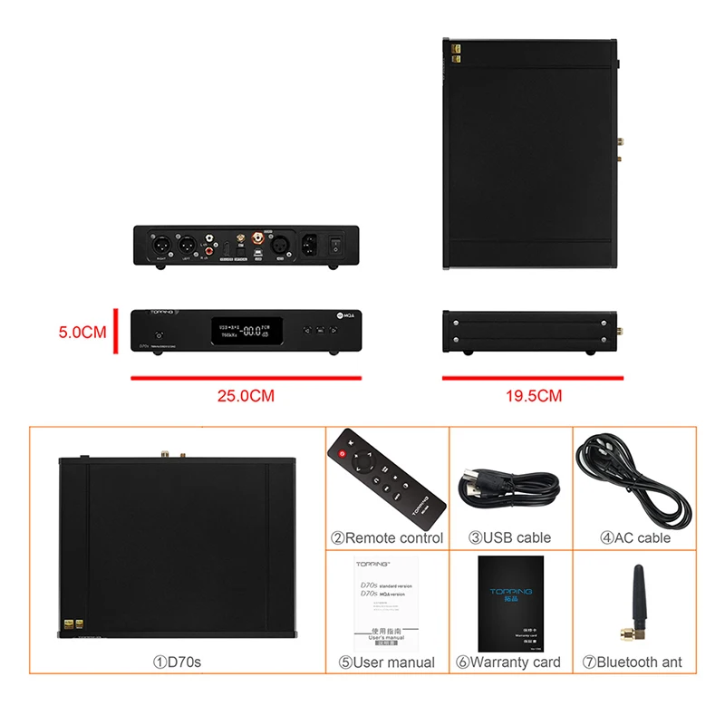 TOPPING D70s MQA Decoder