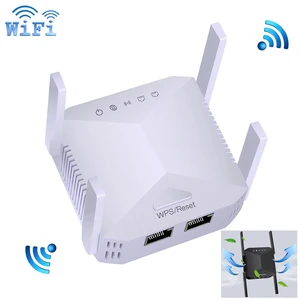 WiFi Repeater Extender Long Range AP Router Wireless 300Mbps Amplifier ...