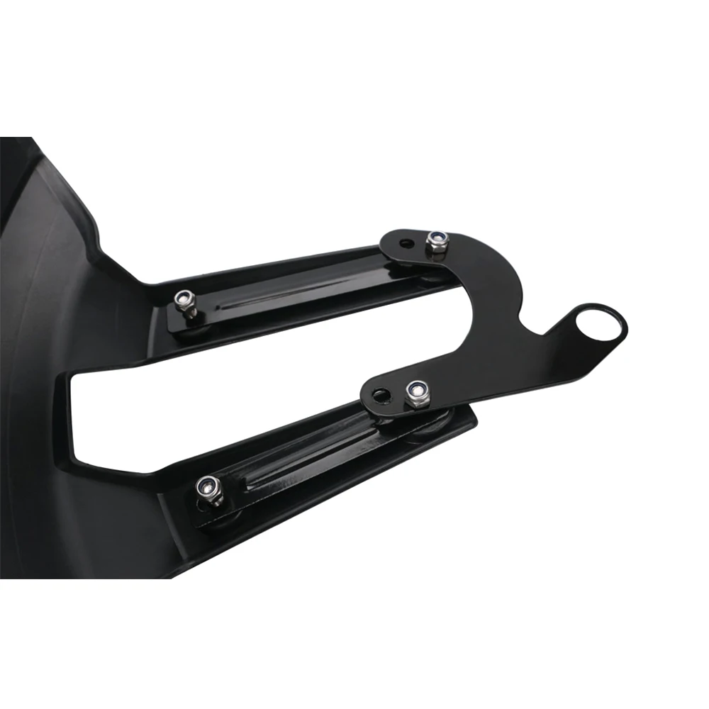 Universal Motorcycle Rear Wheel Fender Black Mud Guard Mud Flap Splash ...