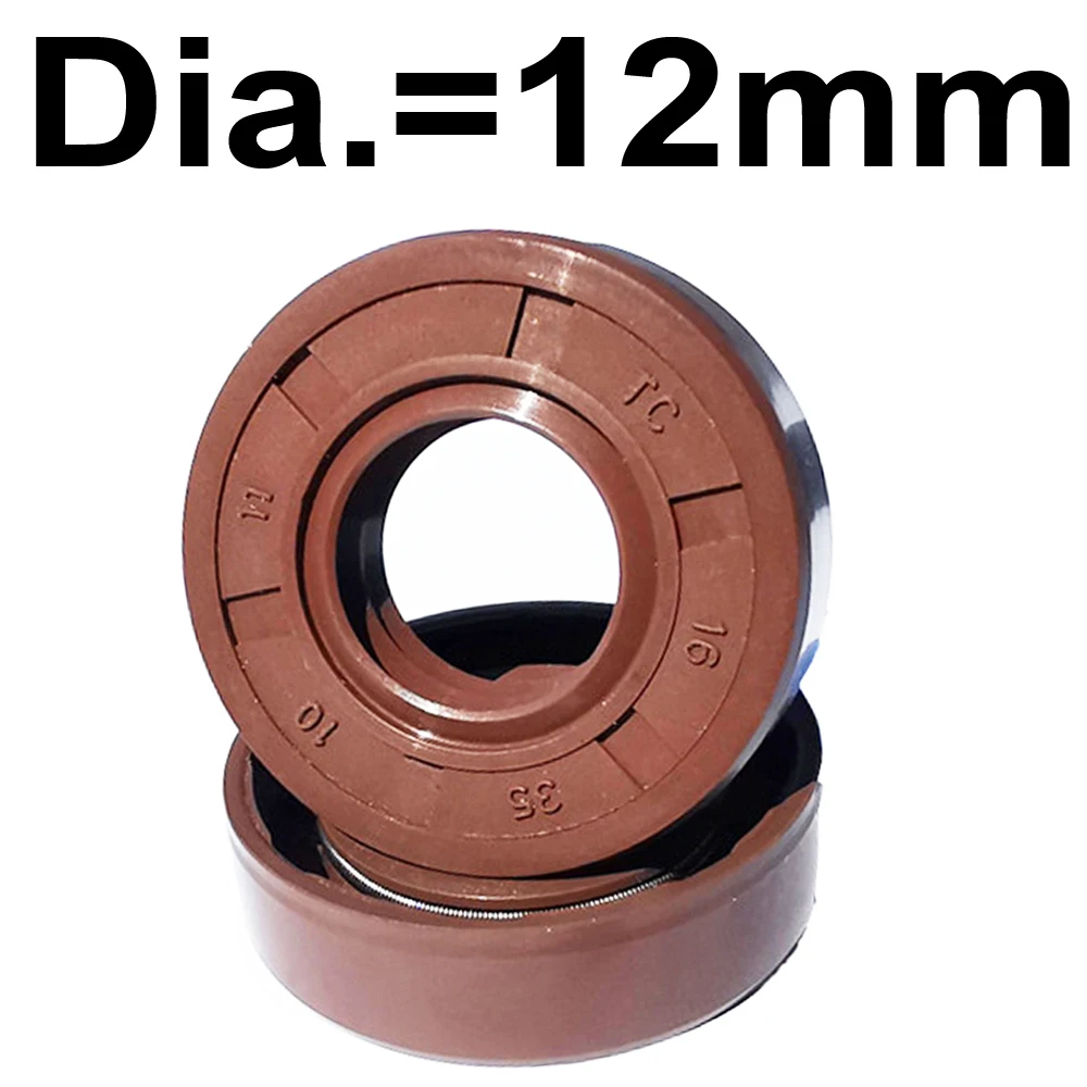 1 шт. 2 шт. ID 12 мм сальник скелет коричневый фтор FKM фторкаучук ...