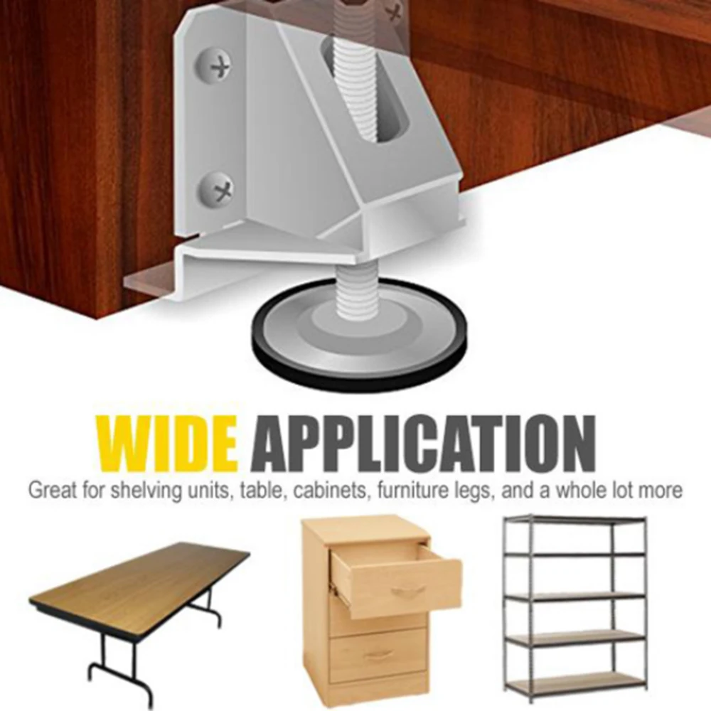 Leveling Feet Heavy Duty Furniture Levelers Adjustable Table Leg ...