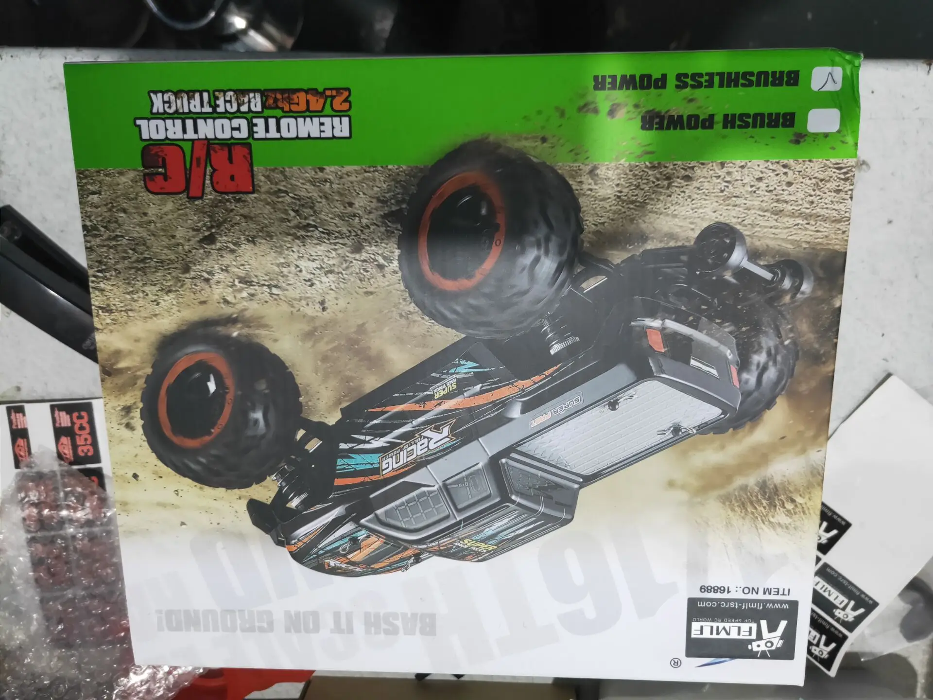 FLMFL 1/16 Scale 4WD 45km/h Brushless Motor Remote Control Off-road ...