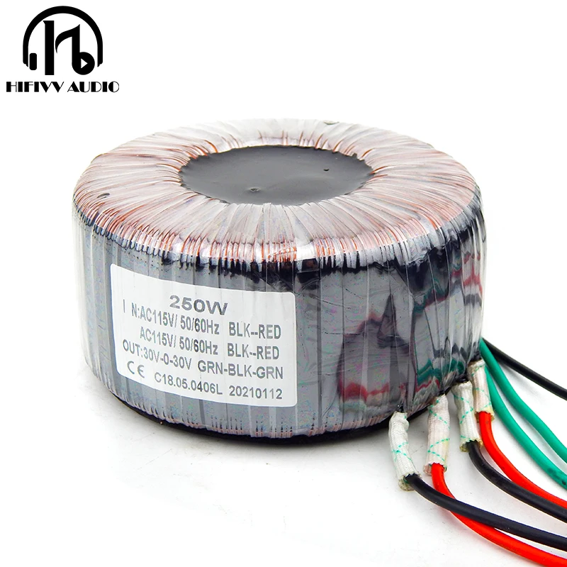 250W Circular A Core Transformer For Audio amplifier power Transformer ...