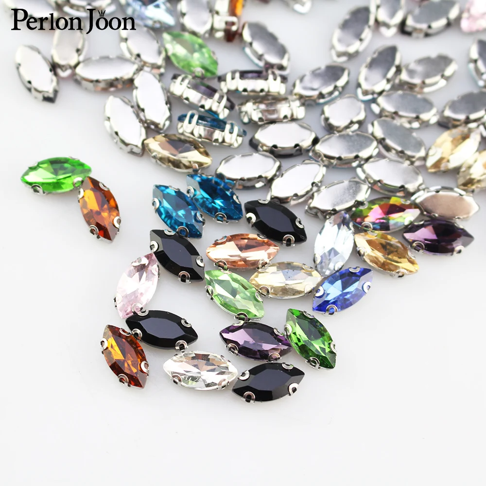 Лошадиный глаз, несколько цветов Стразы, кристалл, Серебряный D-коготь ...