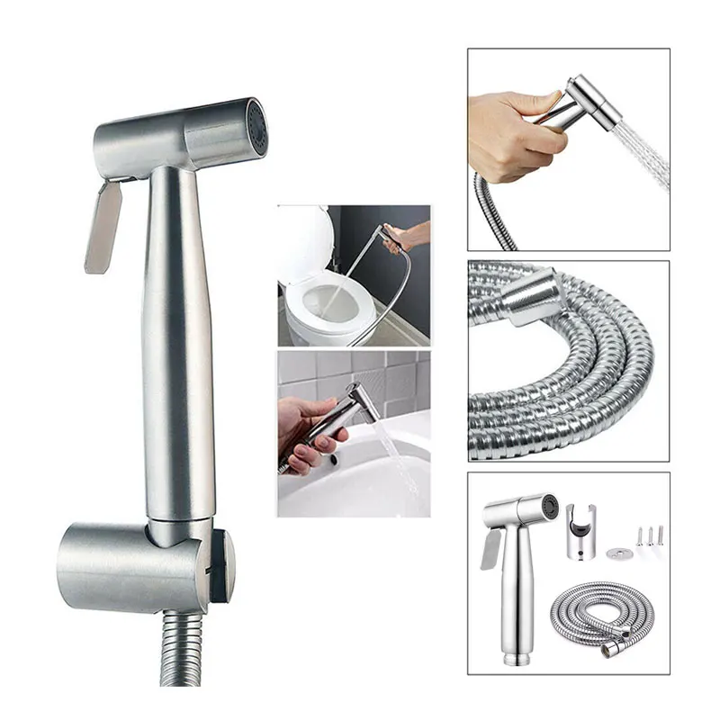 ABS Metal Toilet Bidet Tap Jet Set Hand Held Shower Bathroom Sprayer ...