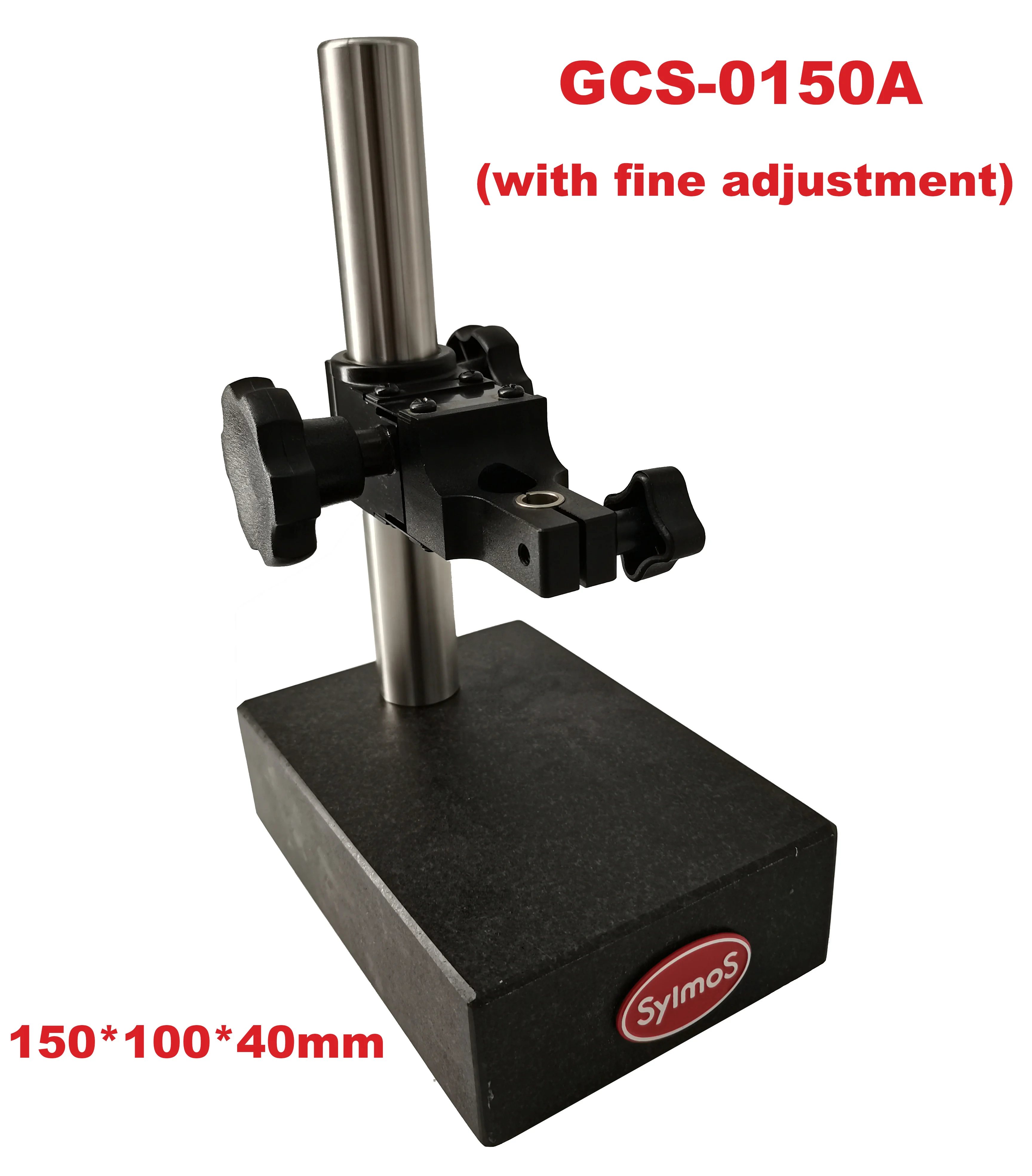 SYLMOS Natural Granite Dial Gage Stand, with fine adjustment, Dial ...