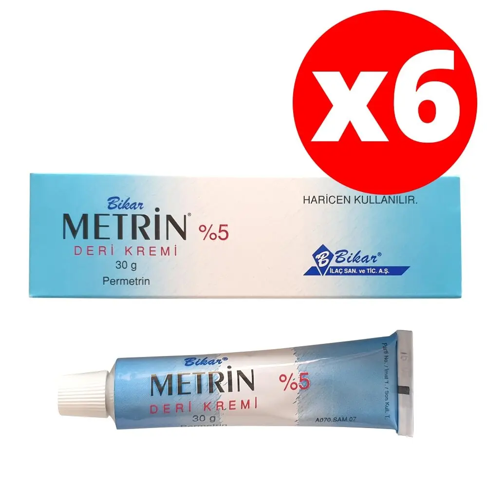 Metrin skin cream Permethrin 5% 30 G processing interference neden is ...