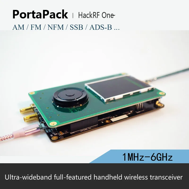Полнофункциональный радиоприемник PortaPack H1 HackRF One Control SDR ...