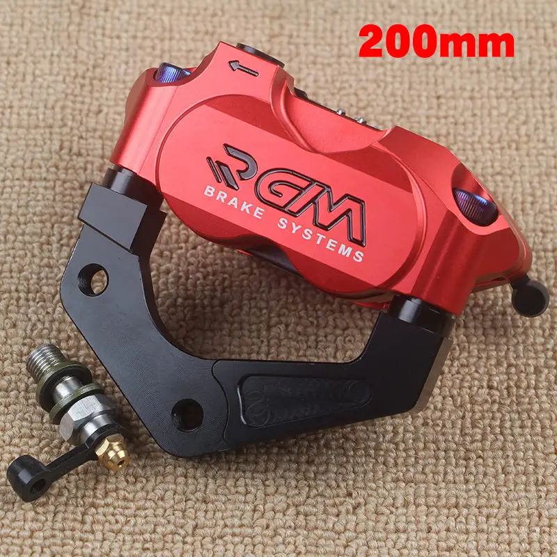 Motorcycle 27mm Front Fork Brake Calipers For 200mm / 220mm Disc Brake ...