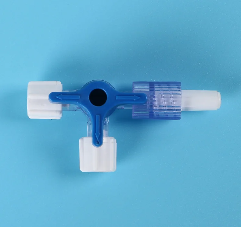 Plastic Three Way Stop Cock for Clinical Hospital - Luer Lock Adapter 3 ...