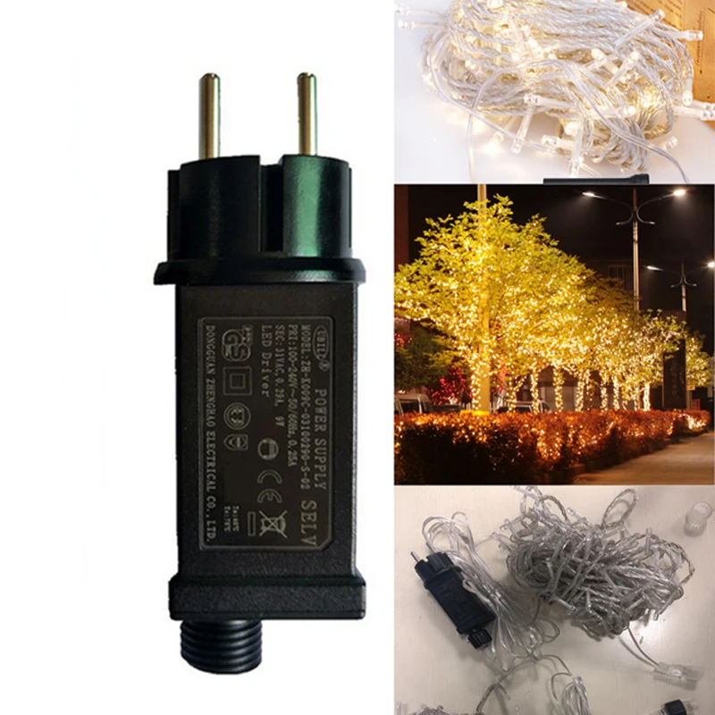 Waterproof EU Power Adapter for String Lights LED Lights - Always ...