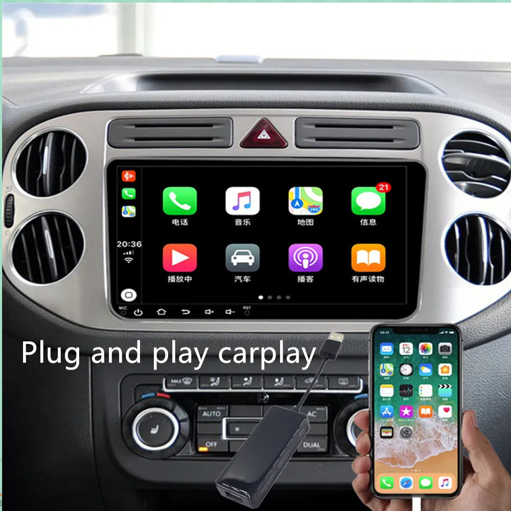 Plug Play Android телефон apple Car Play Внешний порт CarPlay USB ...