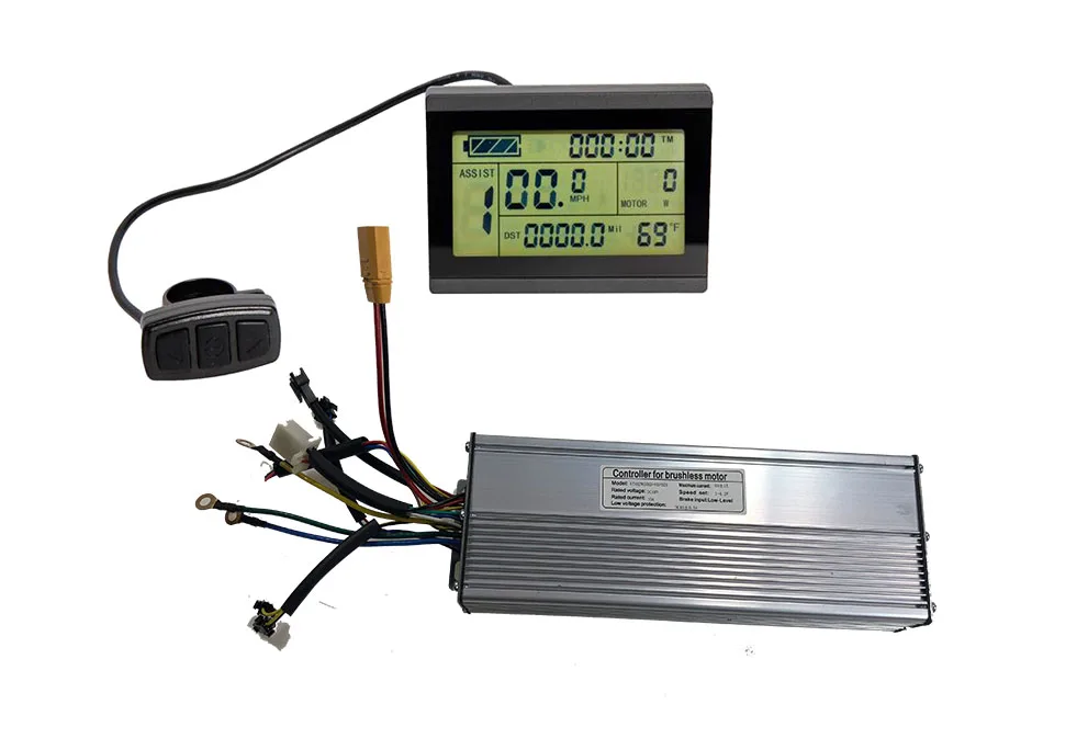 48V/60V 45A Brushless DC Motor Ebike KT-Controller +KT-LCD8H/KT-LCD8HP ...