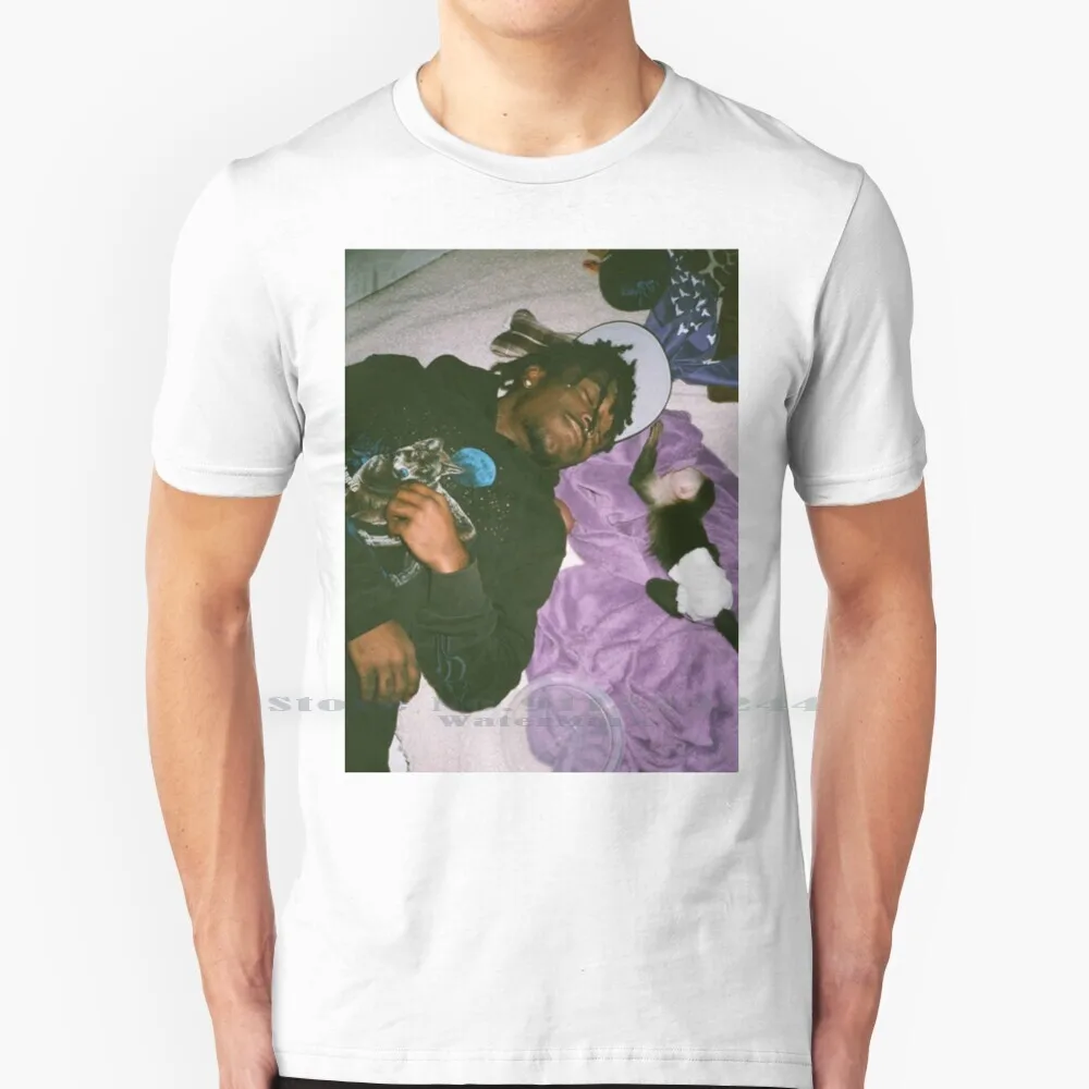 Футболка для сна Lil Uzi из хлопка, 6XL, с принтом Меган, жерельон, лил ...