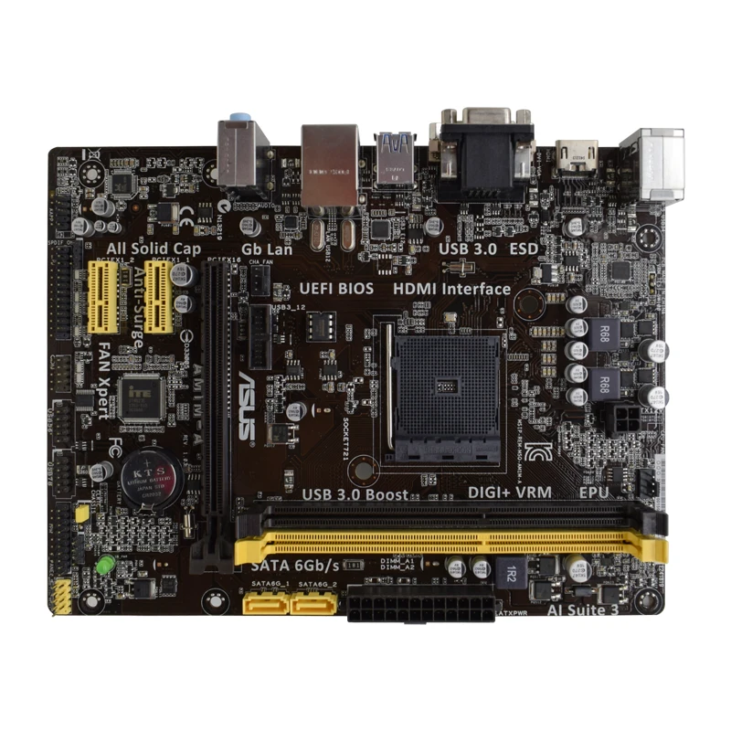 Материнская плата ASUS AM1M-A DDR3 AM1 системная плата AMD 32GB RAM ...