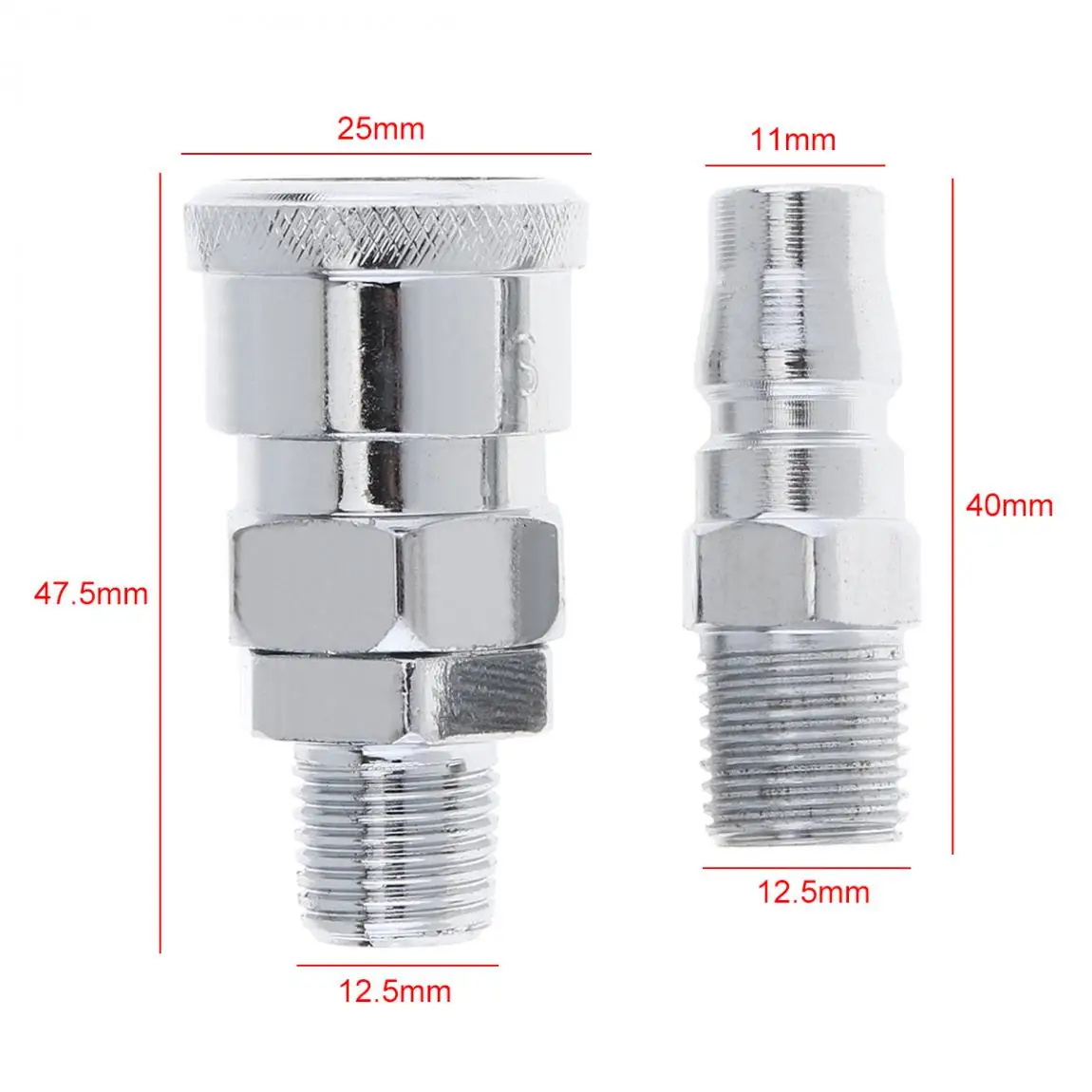 2pcs/lot Pneumatic Fittings Air Compressor Hose Quick Coupler Plug ...