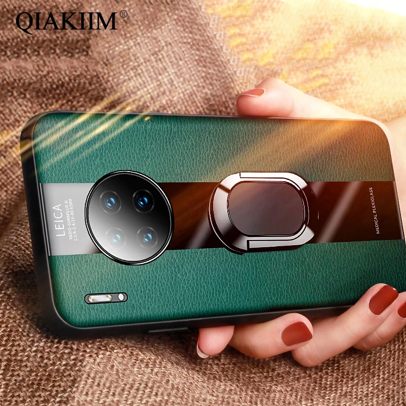 Чехол с магнитным кольцом-подставкой для Huawei Mate 30 Lite 20 Pro 20X P20 P30 P10 Plus Honor ...