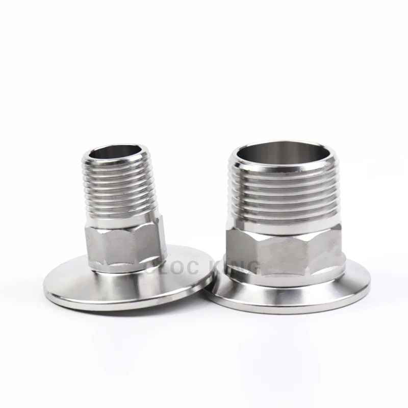 Санитарный шестигранный фитинг BSPT 1/2, 3/4 дюйма, 1-1/4 дюйма, 1-1/2 ...