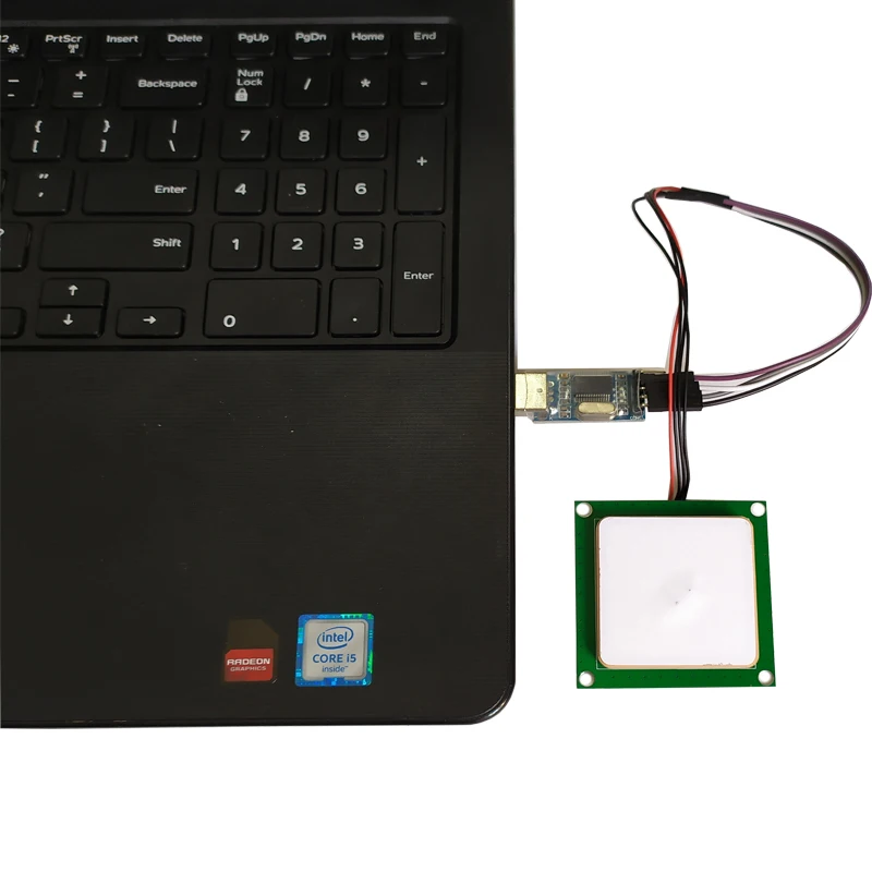 FONKAN ISO18000-6C UHF RFID 50*50MM Antenna Integrated Module with 2dbi ...