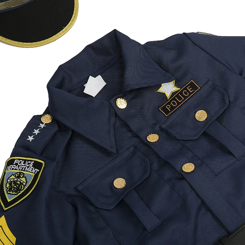 Kits Police Officer Cosplay Uniform Costume - AllCosplay.com