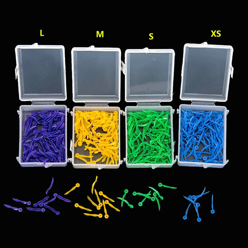 Disposable Dental Plastic Wedges 100pc/box Medical Arc Concave Design ...