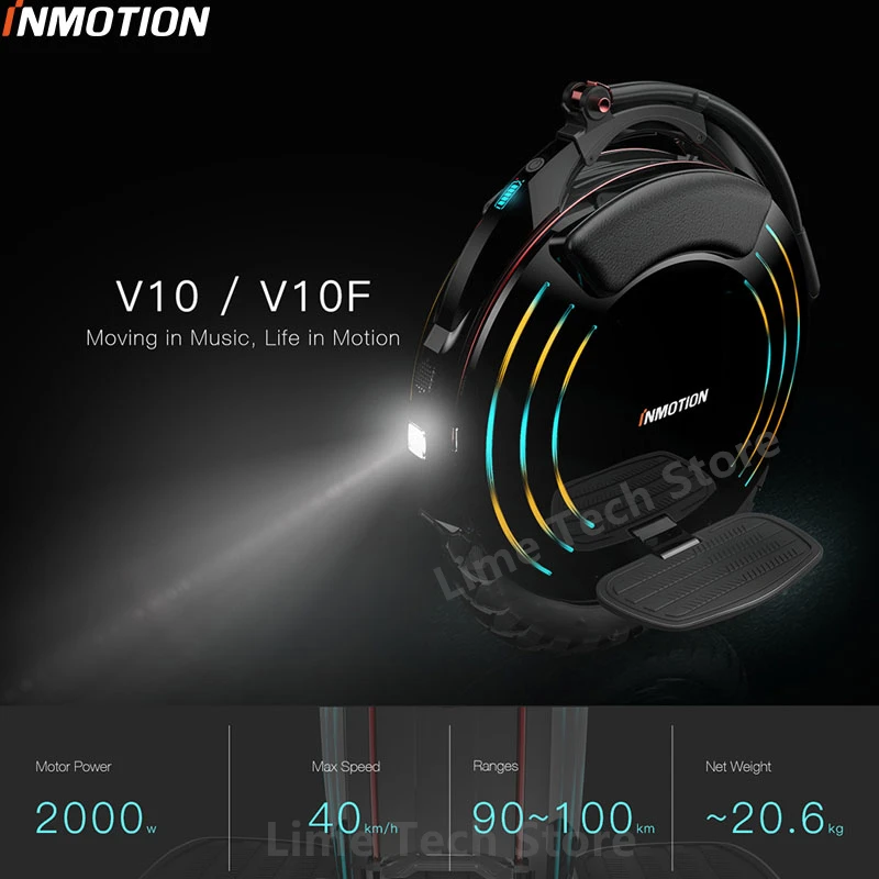 Original INMOTION V10F Self Balancing Electric Scooter One Wheel ...