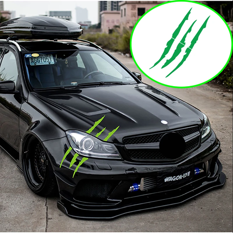 1 Piece Stripe Decal 3D Car Sticker 40 cm Claw Stripe for Mitsubishi ...