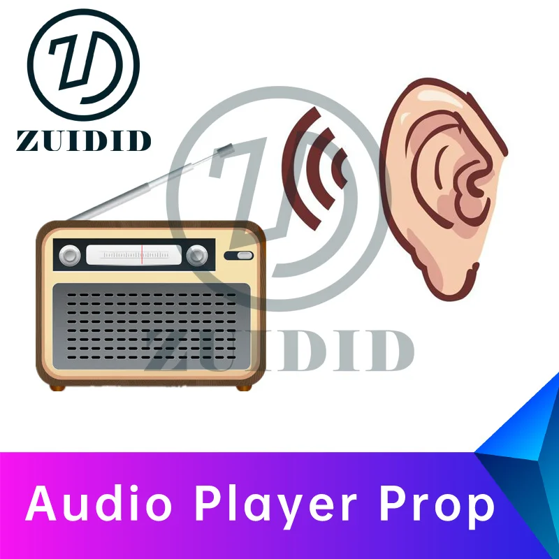 ZUIDID escape room Audio Player Prop press metal buttons to get clue ...