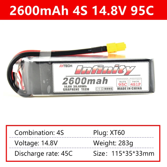 Infinity 4S 14.8V 2600mAh 95C - at all stores