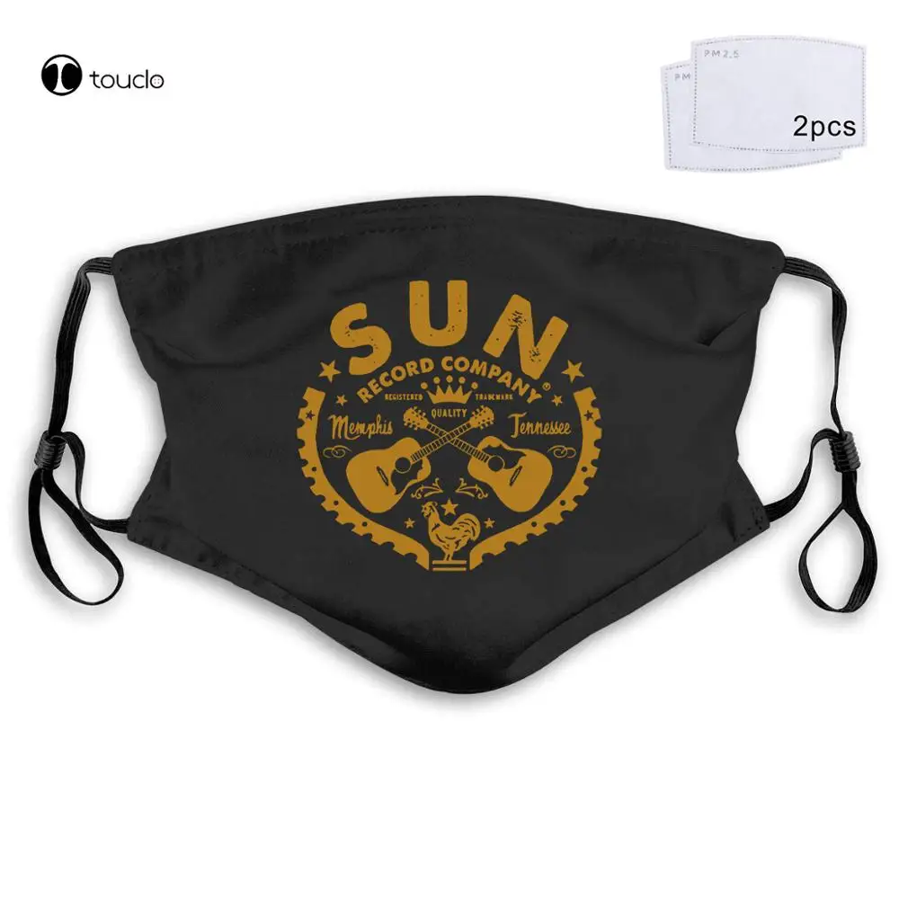 Rockabilly Kustom Music Country Face Mask Filter Pocket Cloth Reusable ...