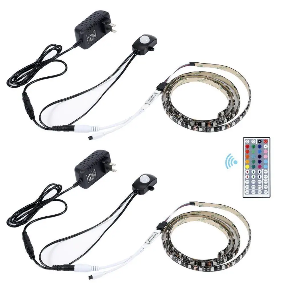 Светодиодная лента с датчиком движения Viktorovna RGB 12В | AliExpress