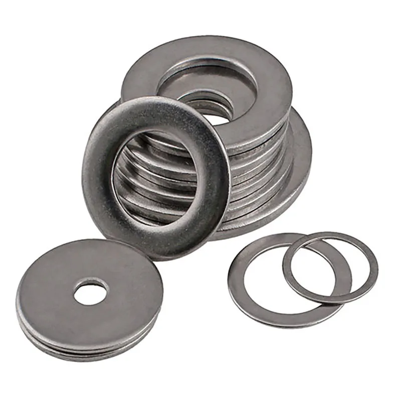 Plain Washers 304 Stainless Steel Gasket Metal Screw Flat Washer Gb97