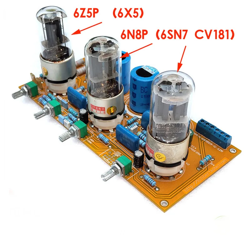 Плата предварительной настройки трубчатого тона 6SN7 6N8P, предуступник ...