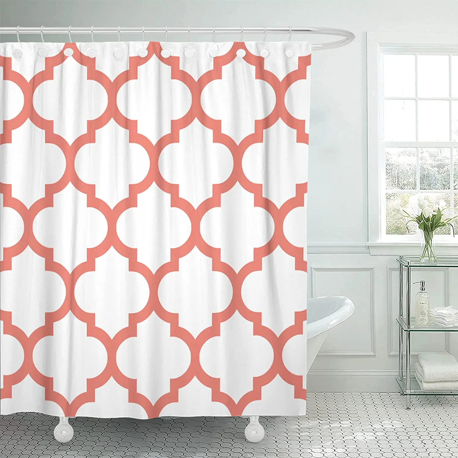 Quatrefoil Shower Curtain Shower