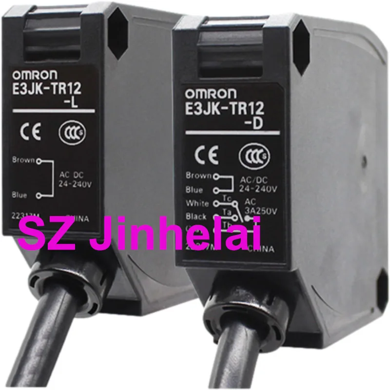 Autêntico De Omron E3jk-tr12-d E E3jk-tr12-l Interruptor Fotoelétrico Original Oms é 24-240vac ...