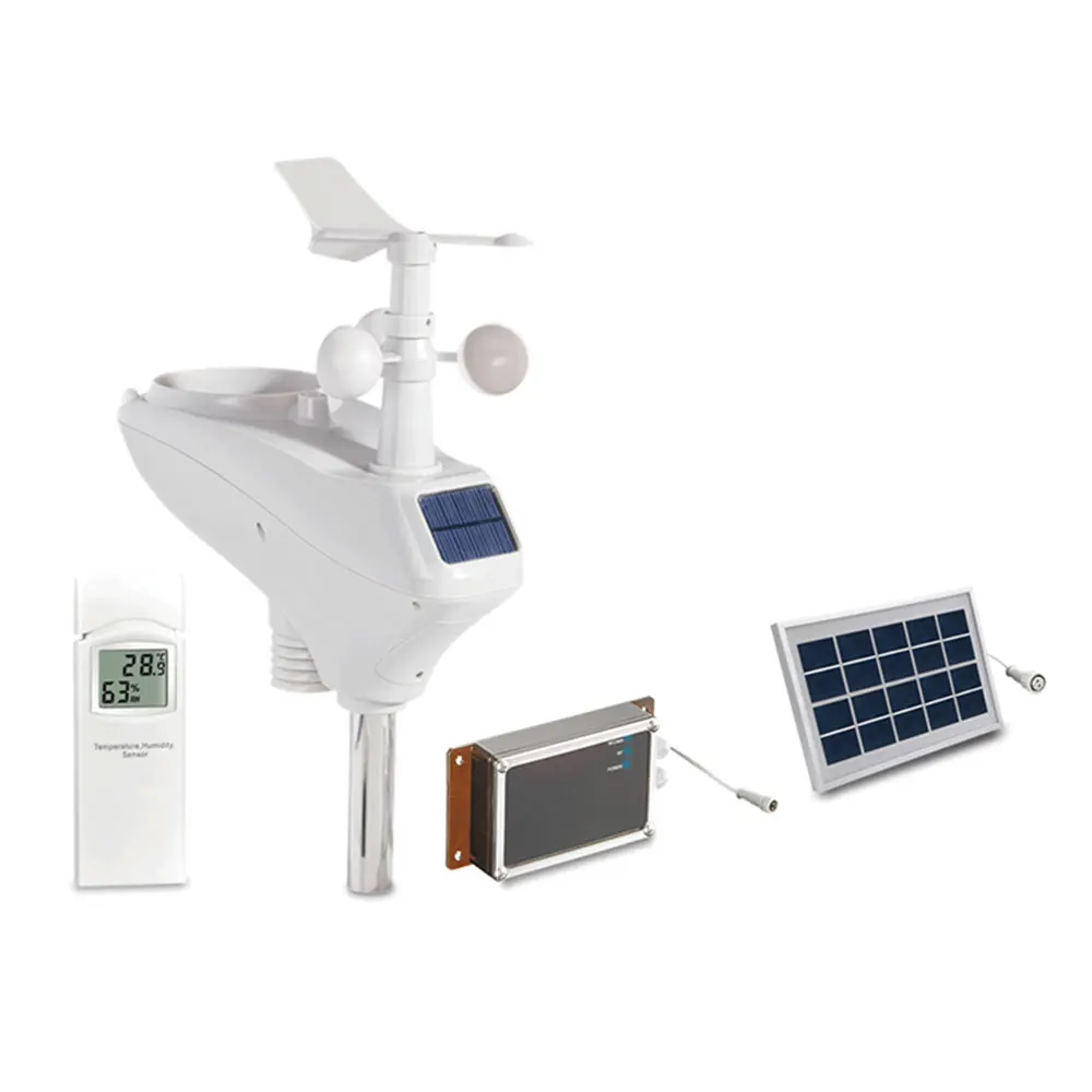 Portable 5 elements wind speed and direction air temperature humidity ...