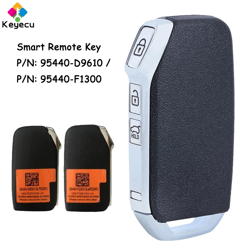KEYECU Replacement Smart Remote Car Key Shell Case With 3 4 Buttons