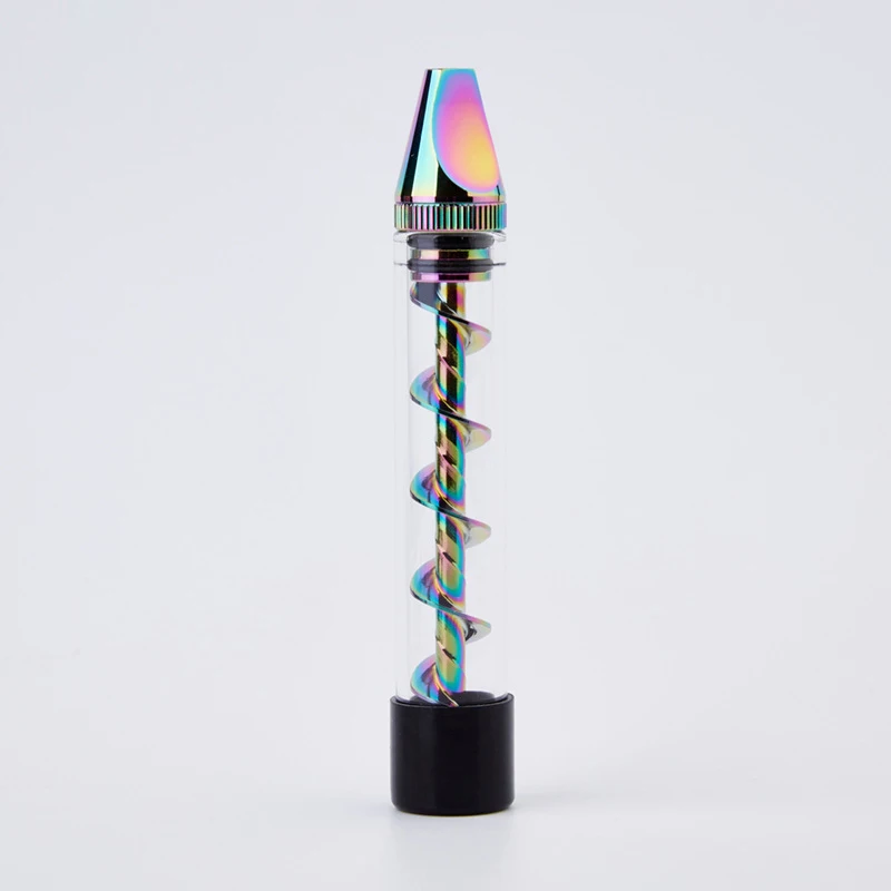 New Pipe Dry Herb glass twisty blunt weed Vape Pen Atomizer Tank kit vs ...