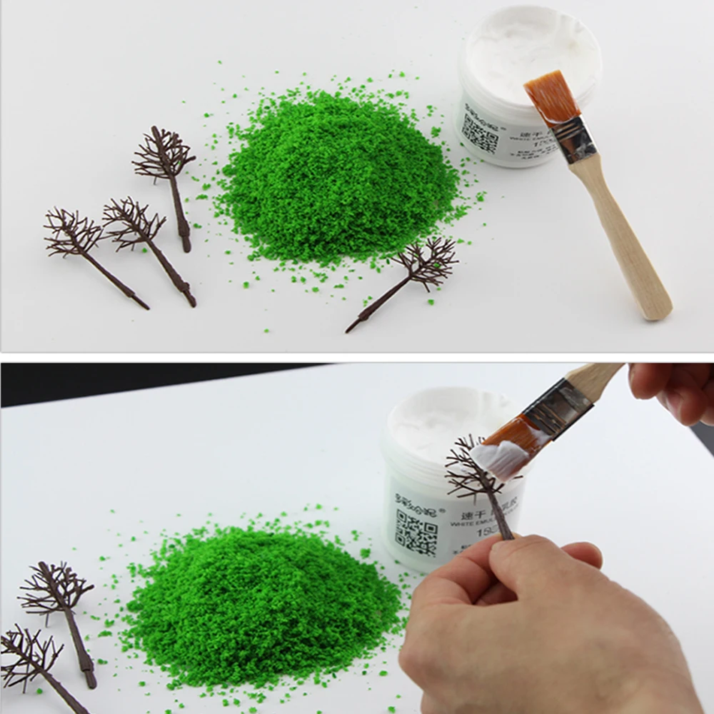 DIY Model Making Kits Diorama Tree Powder Static Grass Powder Military ...