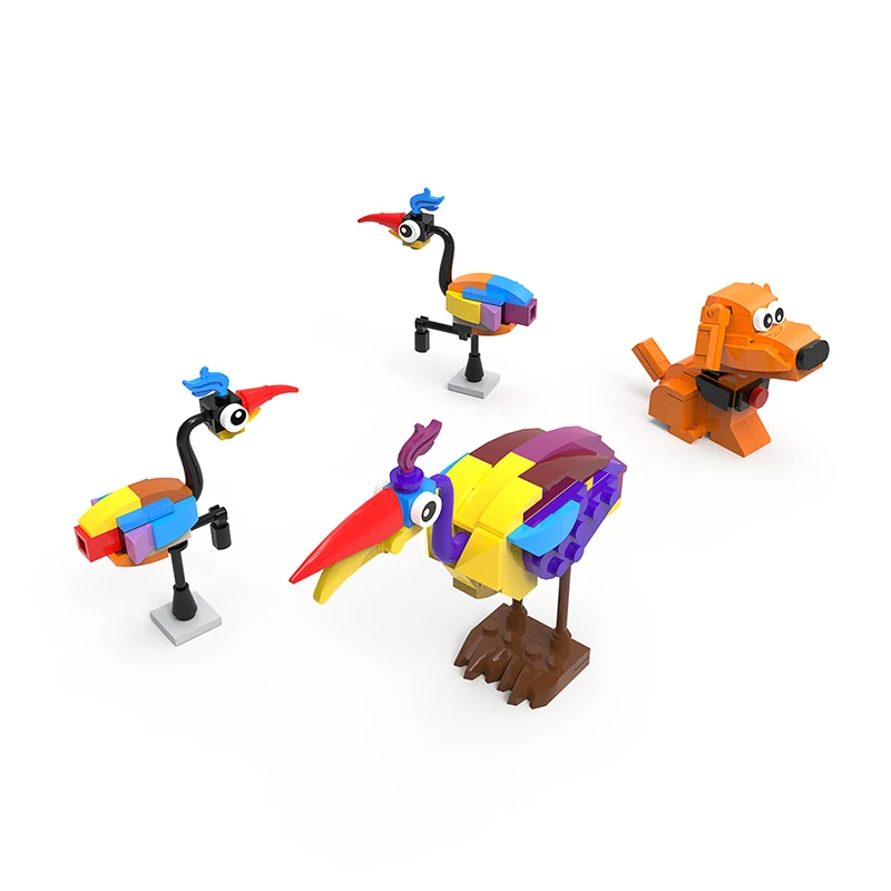 MOC Animated Movie Characters Uped Kevin and Doug Animal Puppets ...