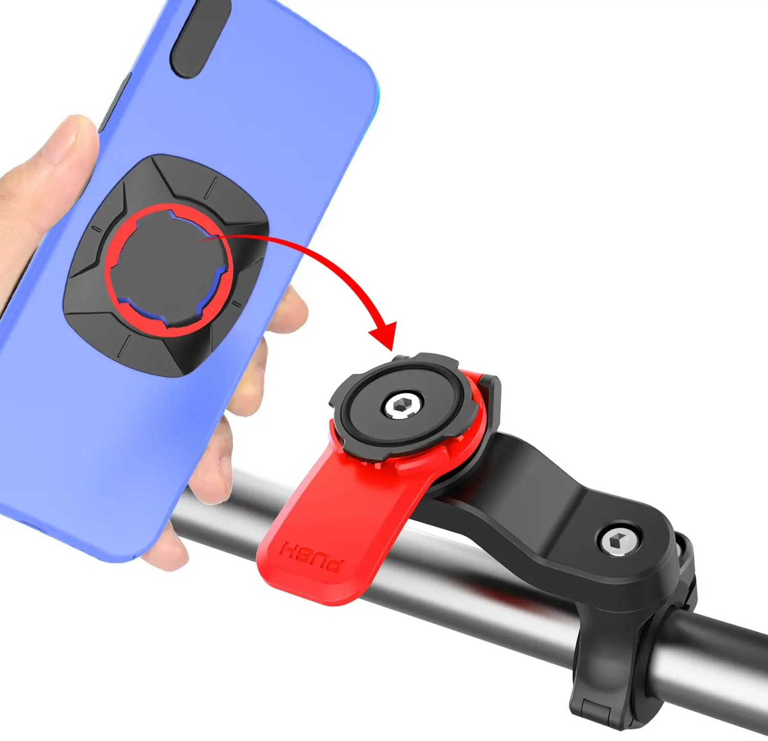 Держатель для телефона на руль велосипеда и мотоцикла для 4,7-7,2 ...