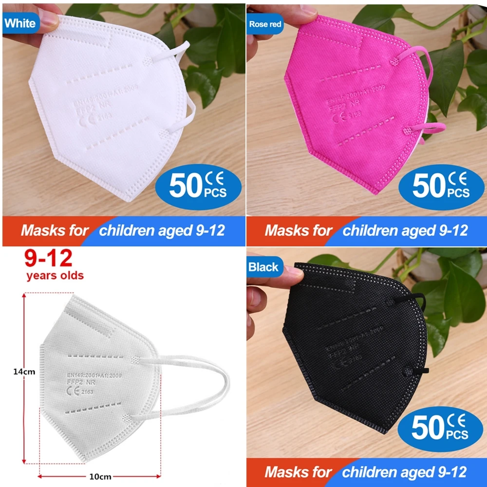 mascarillas fpp2 niños kn95 mask mascarillas 5-layer reusable ffp2 mask ...