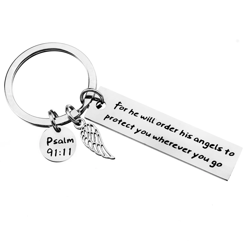 Psalm 91:11 Keychain | Christian Marketplace, Shop Christian gifts, be ...