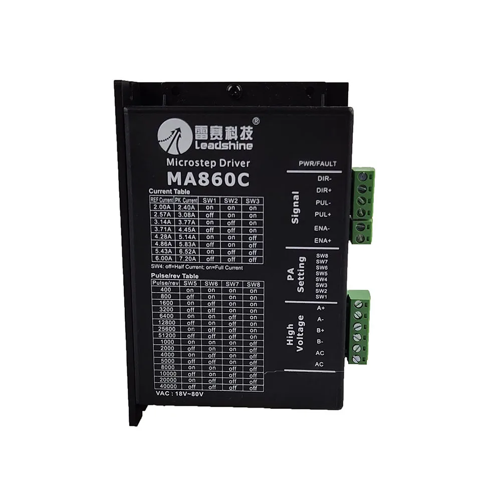 Leadshine Stepper Motor Driver MA860C 2Phase Voltage 18-80VAC Current 2 ...