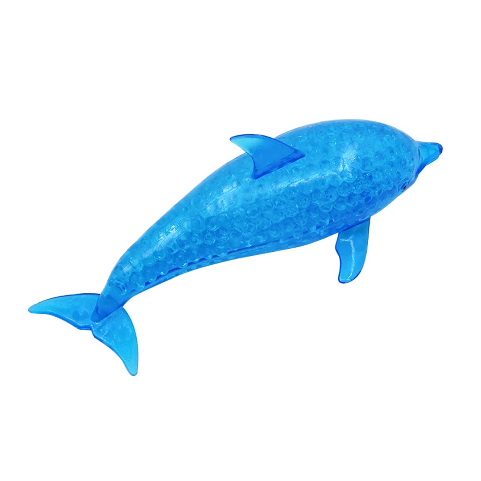 Squeezing Dolphin Toy With Water Beads Anti Stress Sensory Toy Spongy ...